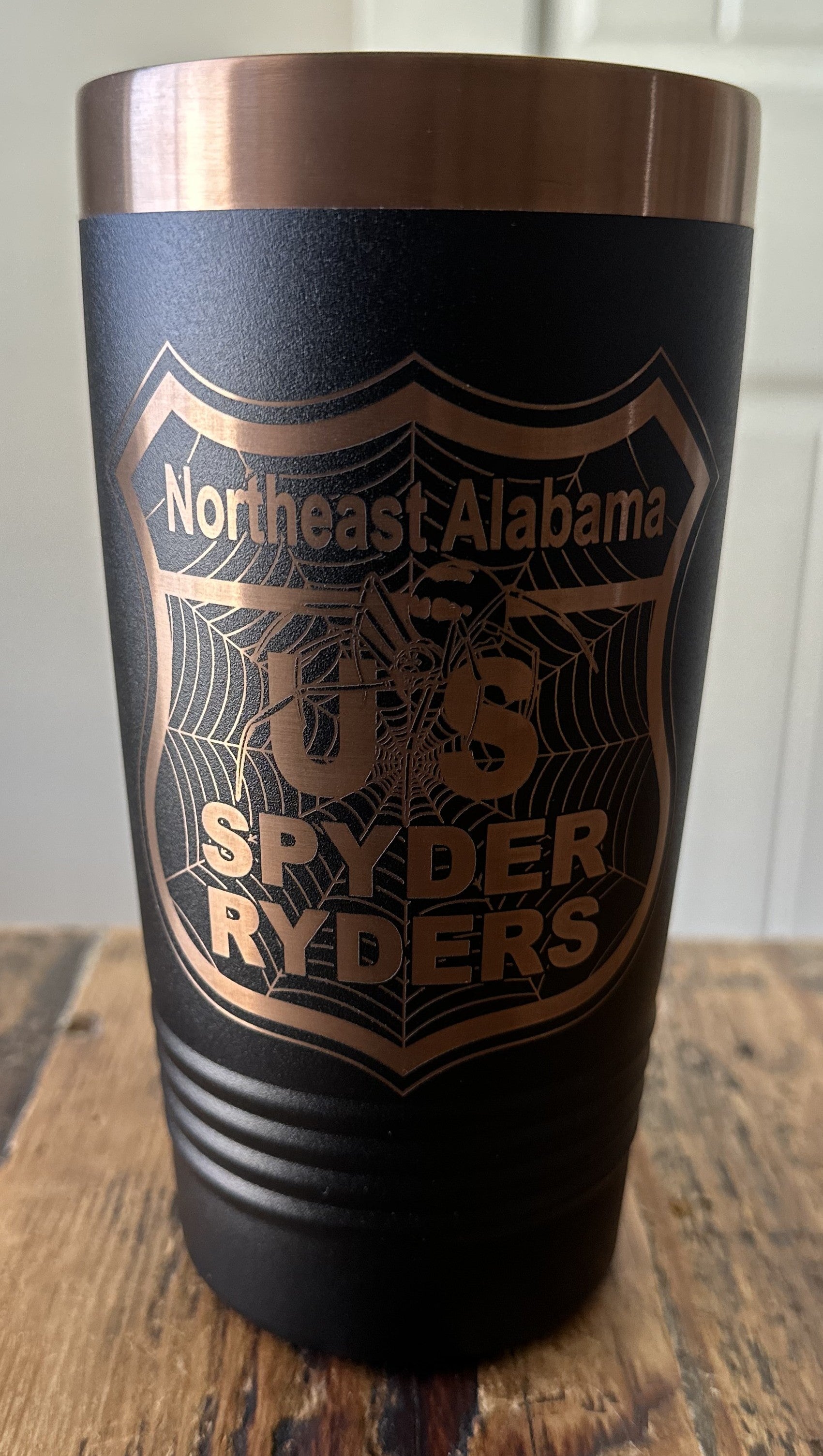 Spyder Ryder Tumbler - Rose Gold and Black – Hasbro Designs