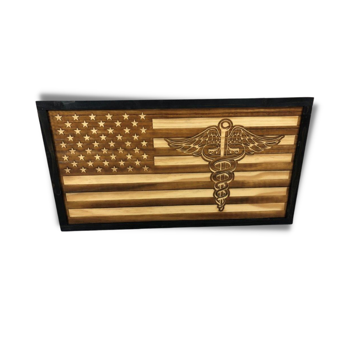 Nursing/RN American Flag – Hasbro Designs